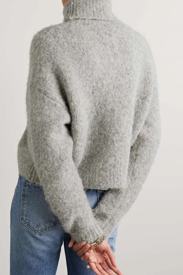 NILI LOTAN Sierra Alpaca-blend Turtleneck Sweater