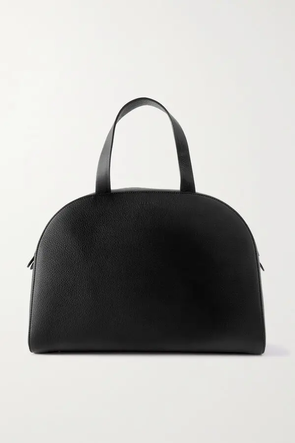 THE ROW Bowling Two Textured-leather Tote