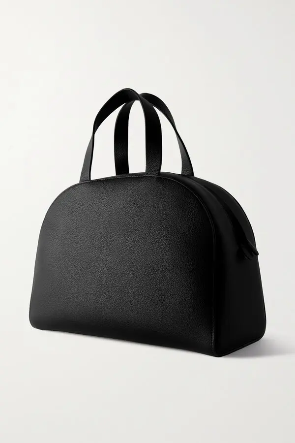 THE ROW Bowling Two Textured-leather Tote