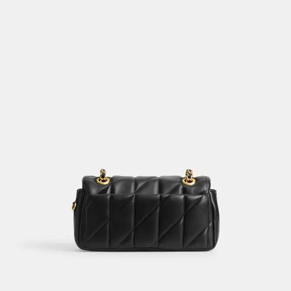 COACH Tabby Shoulder Bag 20 With Pillow Quilting - Brass/black