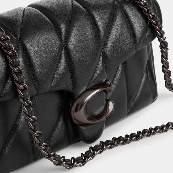 COACH Tabby Shoulder Bag 20 With Pillow Quilting - Pewter/black