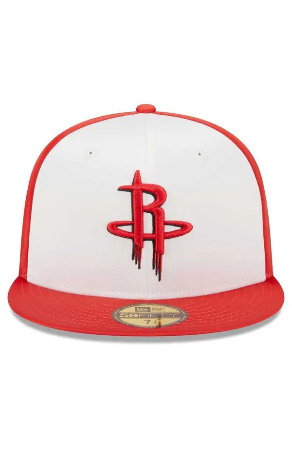 New Era Houston Rockets Throwback Satin 59fifty Fitted Hat