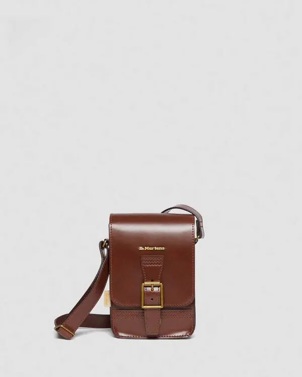 Dr. Martens Vegan Norfolk Vertical Crossbody Bag In Tan,Brown - 53