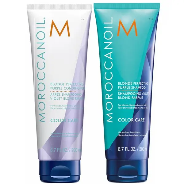 MOROCCANOIL® Purple Shampoo And Conditioner Duo - One-color