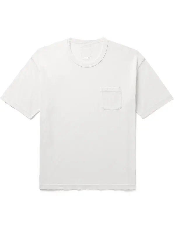 Visvim Jumbo Distressed Cotton-jersey T-shirt