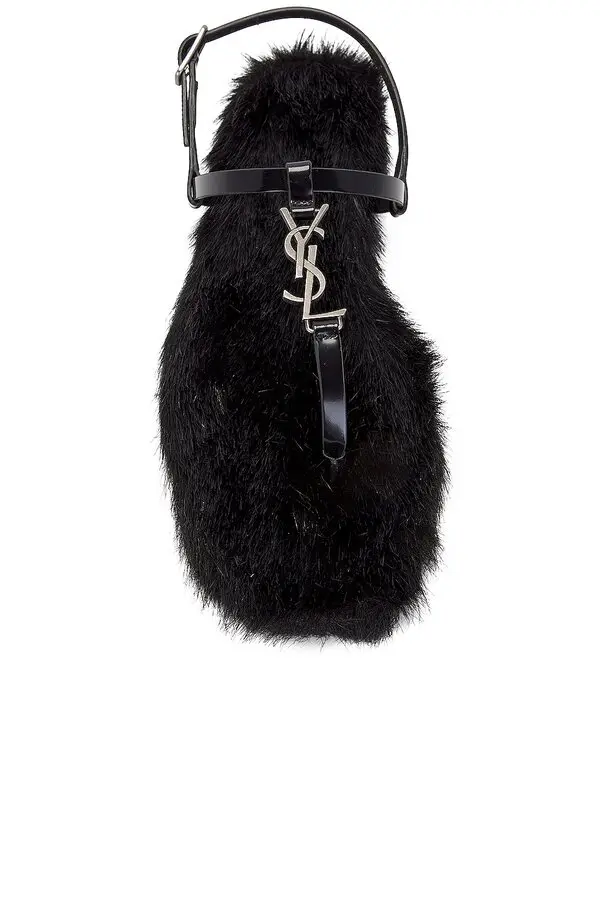 Saint Laurent Cassandra Flat Sandal
