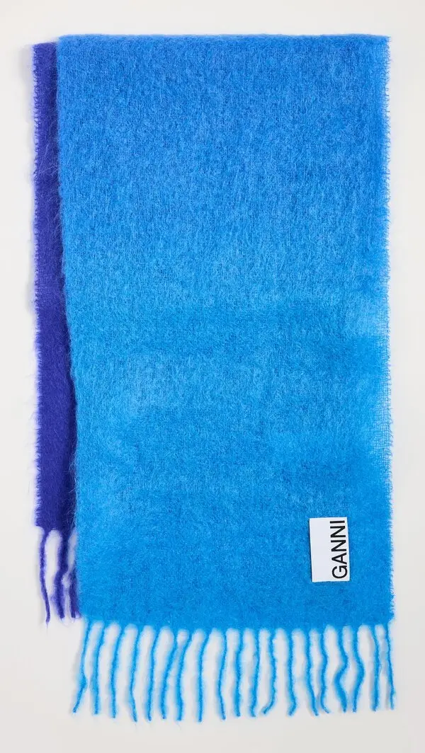 GANNI Mohair Gradient Scarf