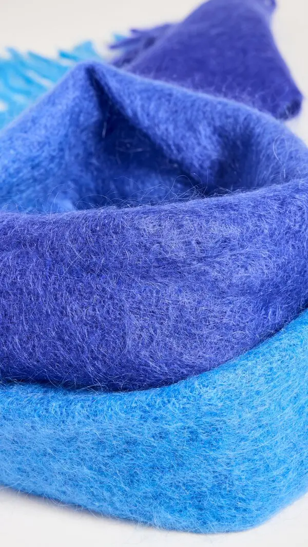 GANNI Mohair Gradient Scarf