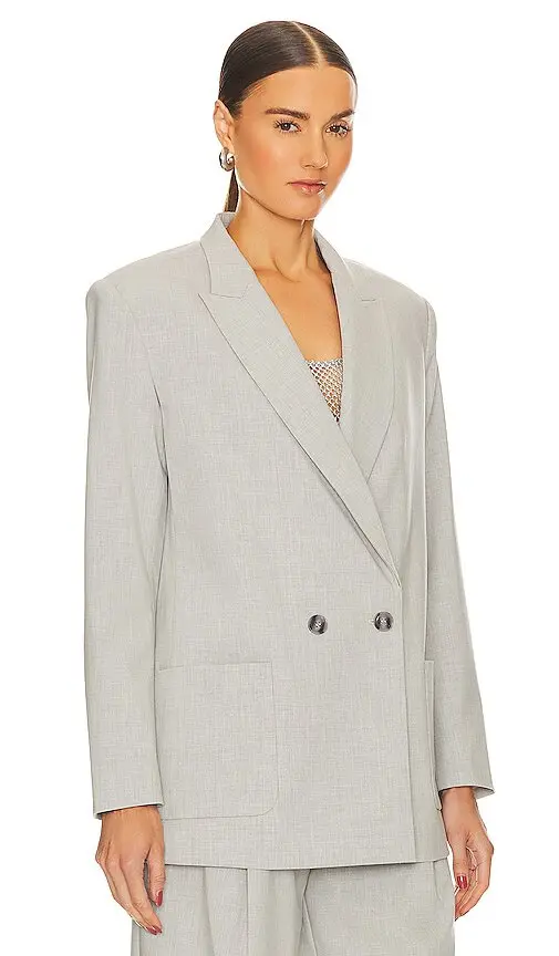 SEROYA Natasha Blazer In Grey