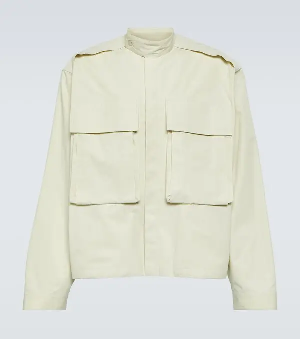 JIL SANDER Oversized Cotton Jacket