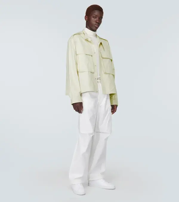 JIL SANDER Oversized Cotton Jacket