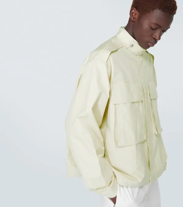 JIL SANDER Oversized Cotton Jacket