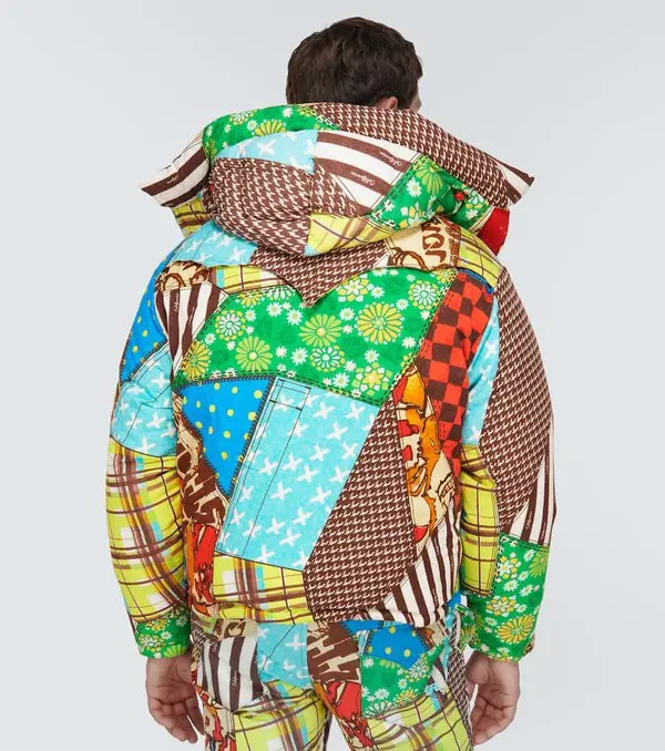 ERL Printed Cotton-blend Down Jacket - Multicoloured