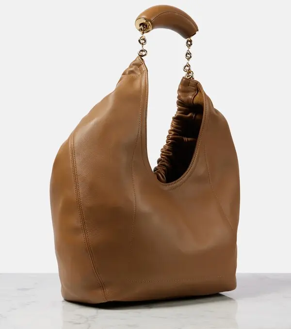 Loewe Squeeze Medium Shoulder Bag - Brown