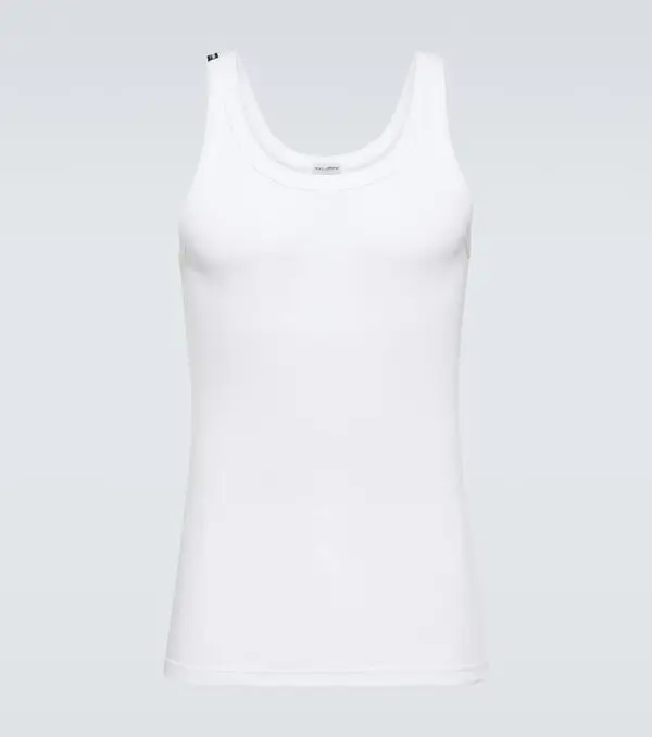 Dolce & Gabbana Logo Cotton Tank Top