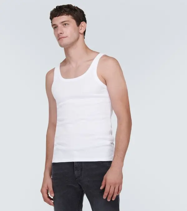 Dolce & Gabbana Logo Cotton Tank Top