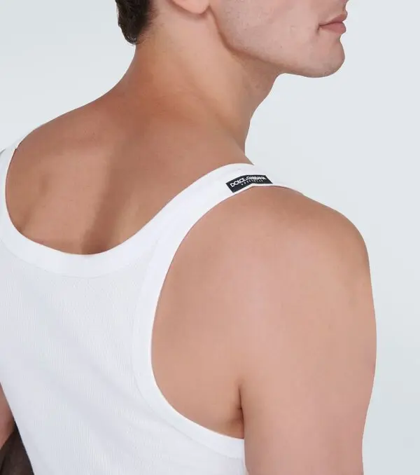 Dolce & Gabbana Logo Cotton Tank Top