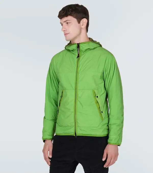 C.P. Company G.D.P. Goggle Puffer Jacket In Green - 30% Off