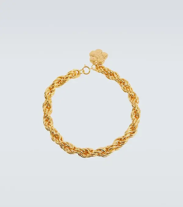 Kenzo Boke Flower Chain Necklace - Gold