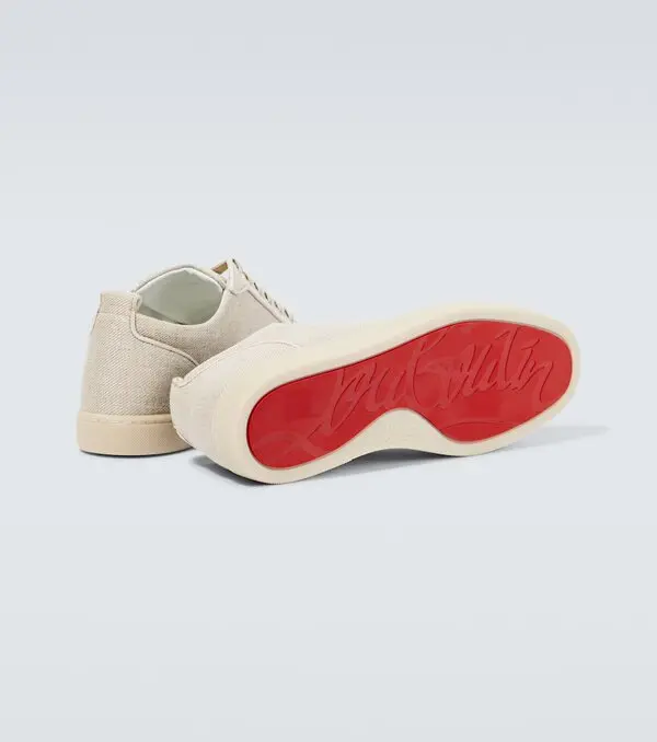 CHRISTIAN LOUBOUTIN Rantulow Orlato Sneakers - Beige