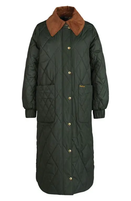 Barbour Marsett Quilted Longline Jacket