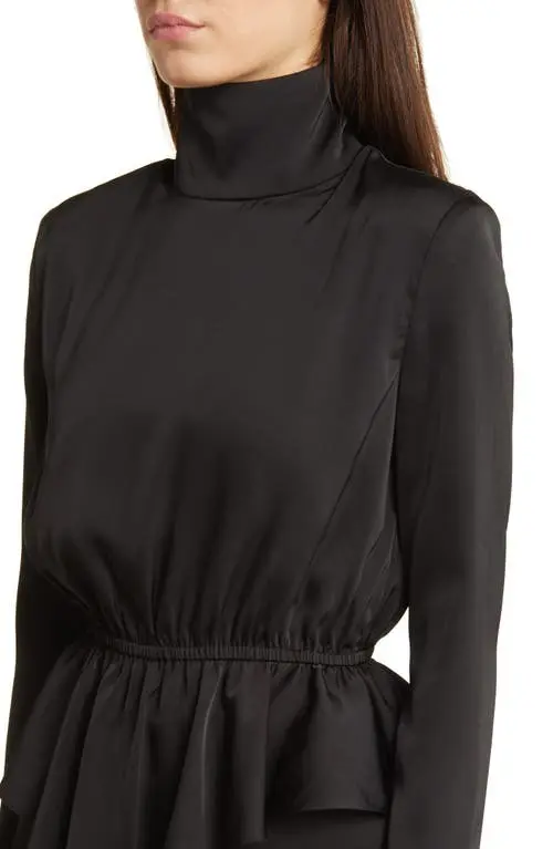 NIKKI LUND Roxy Top And Asymmetric Hem Skirt Set - Black