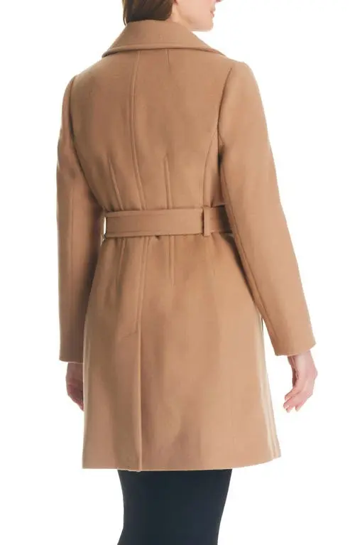 Kate Spade New York Belted Wool-blend Coat
