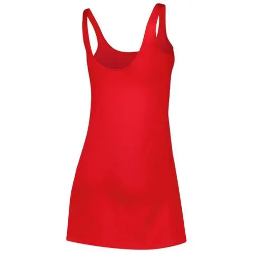 ZOOZATZ Wisconsin Badgers Logo Scoop Neck Dress