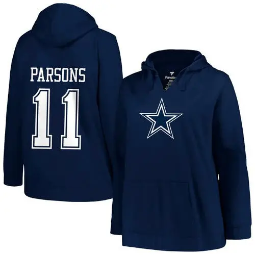 Profile Micah Parsons Dallas Cowboys Name And Number Pullover Hoodie