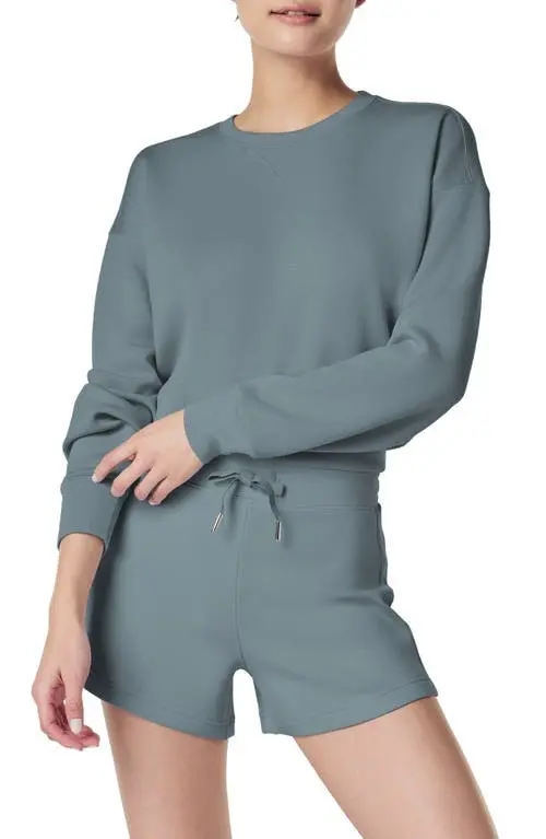 Spanx Airessentials Crewneck Sweatshirt - Dusk Blue