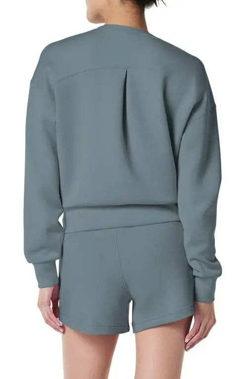 Spanx Airessentials Crewneck Sweatshirt - Dusk Blue