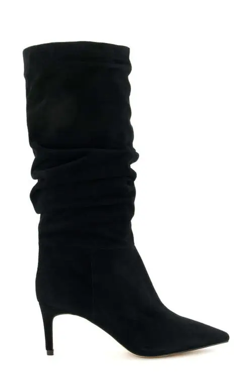 Dune London Slouch Boots - Black