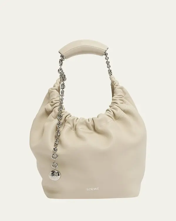 Loewe Squeeze Small Shoulder Bag - Sea Salt