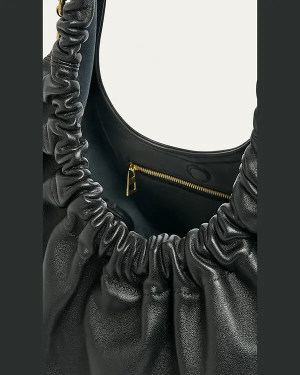 Loewe Squeeze Hobo Bag - Black