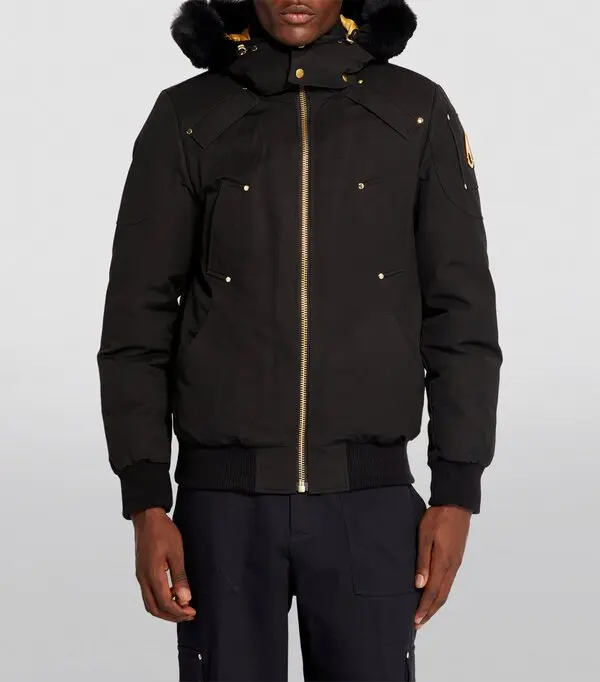 Moose Knuckles Fur-trim Padded Bomber Jacket