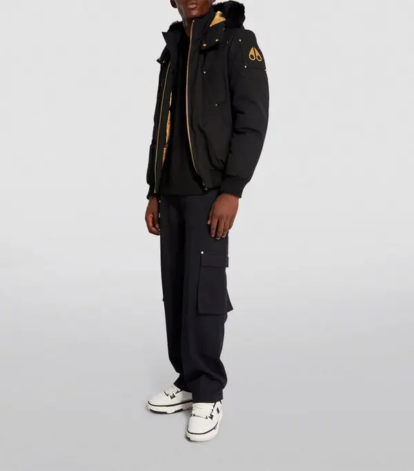 Moose Knuckles Fur-trim Padded Bomber Jacket