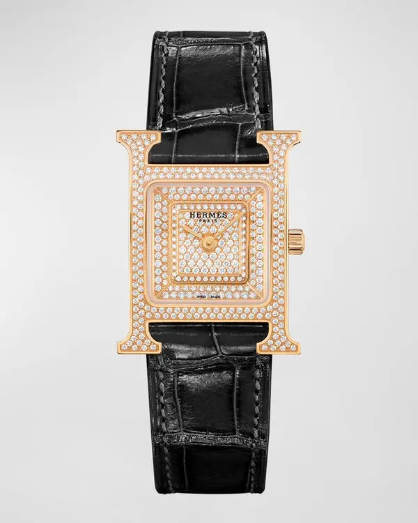 Hermès Heure H Watch - Black
