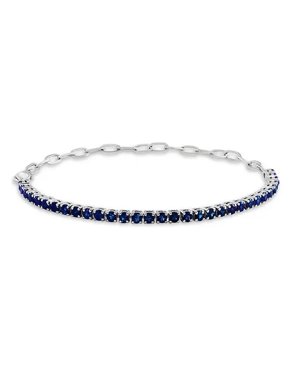 Bloomingdale'S Sapphire Bracelet - Blue/gold
