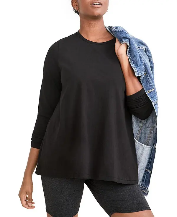 Hatch Collection Long Sleeve T-shirt - Black
