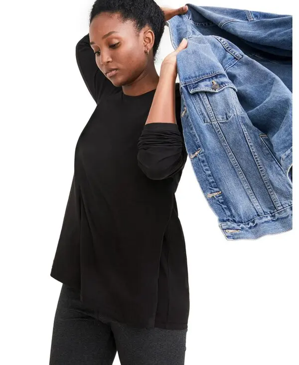 Hatch Collection Long Sleeve T-shirt - Black