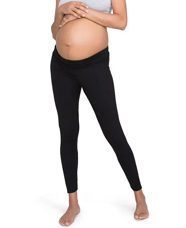 Hatch Collection The Ultra Soft Maternity Over The Bump Legging - Black
