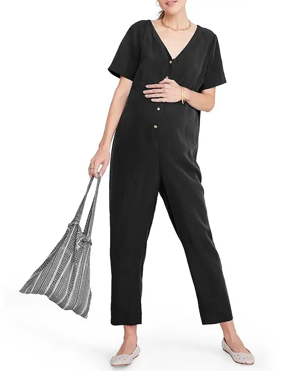 Hatch Collection Noelle Maternity Jumpsuit
