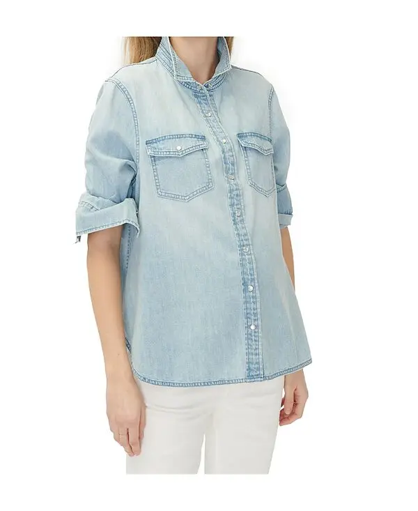 Hatch Collection Denim Maternity Shirt