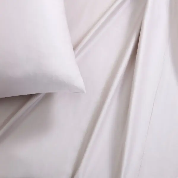 Vera Wang Solid Cvc Sateen Sheet Set, Queen