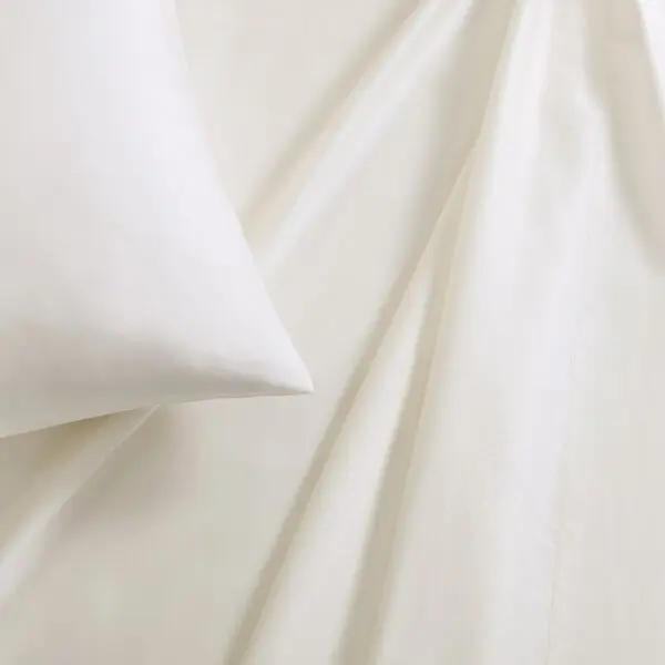 Vera Wang Solid Cvc Sateen Sheet Set