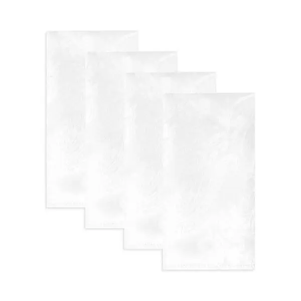 ELRENE HOME FASHIONS Caiden Elegance Damask Napkins, Set Of 4 - White