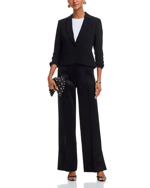 Cinq À Sept Le Petit Khloe Cropped Blazer - Black