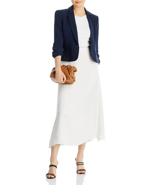 Cinq À Sept Le Petit Khloe Cropped Blazer - Navy