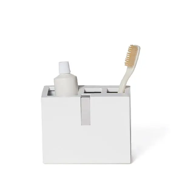 ROSELLI Houston Street Toothbrush Holder - White
