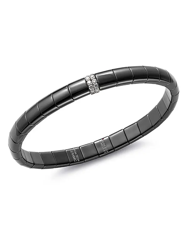 Roberto Demeglio Pura Stretch Bracelet - White/black